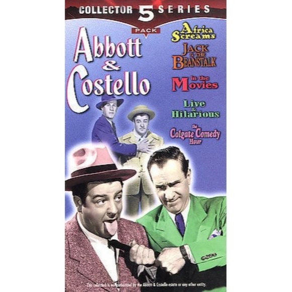 Media | Abbott Costello 5 Vhs Movies Collector Series 1998 Box Set Vhs ...